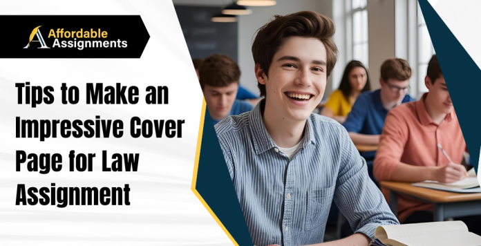 Tips to Make an Impressive Cover Page for Law Assignment - Wisconsin PR ...
